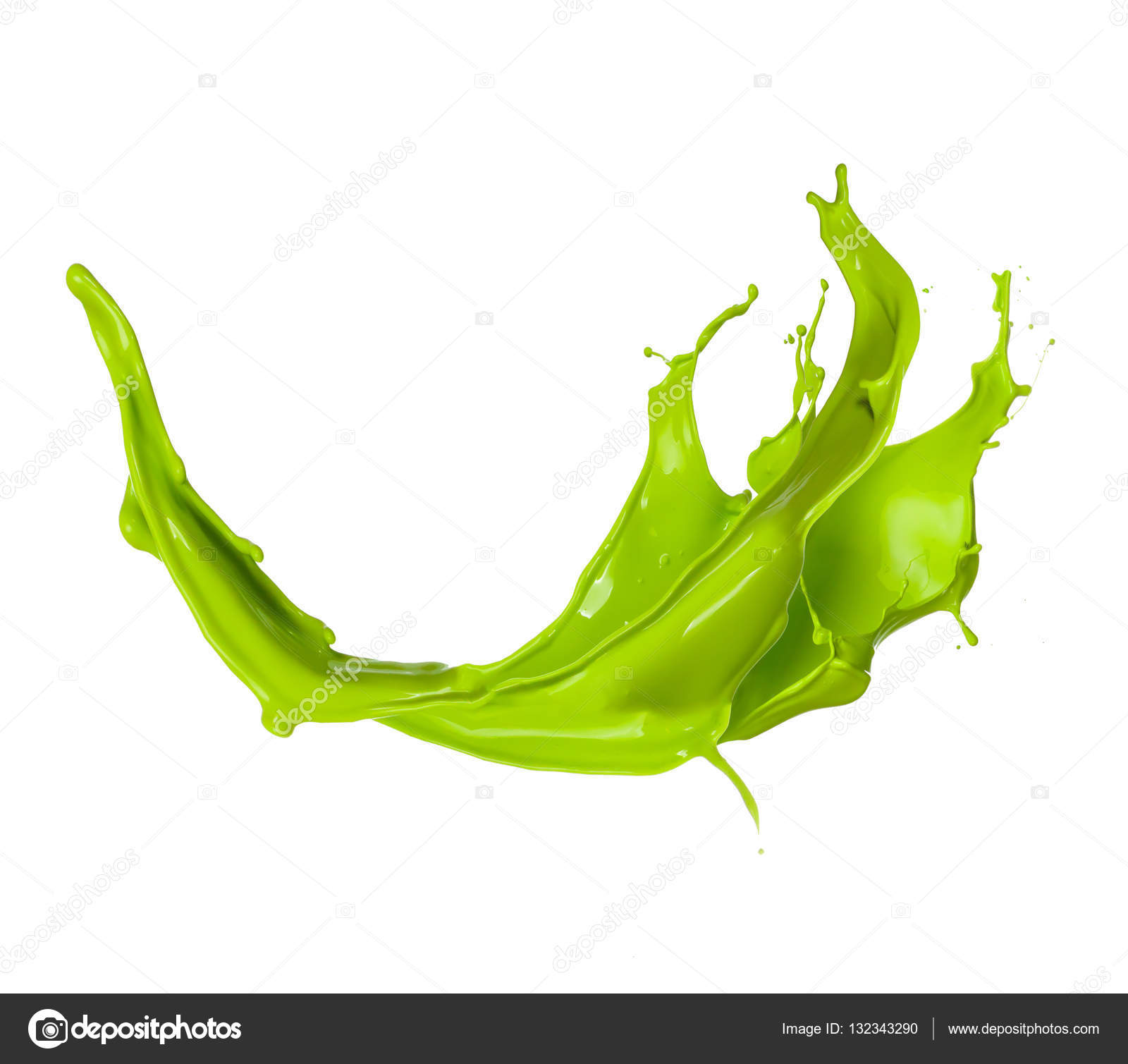 Green Splash Wallpaper