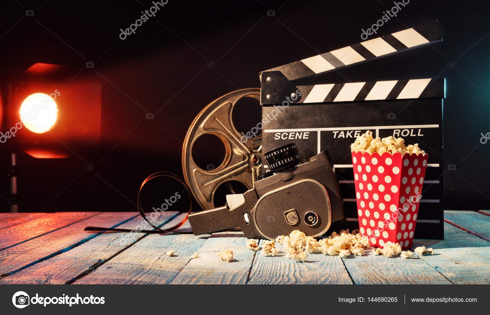 Retro film production accessories still life. ⬇ Stock Photo, Image by ...
