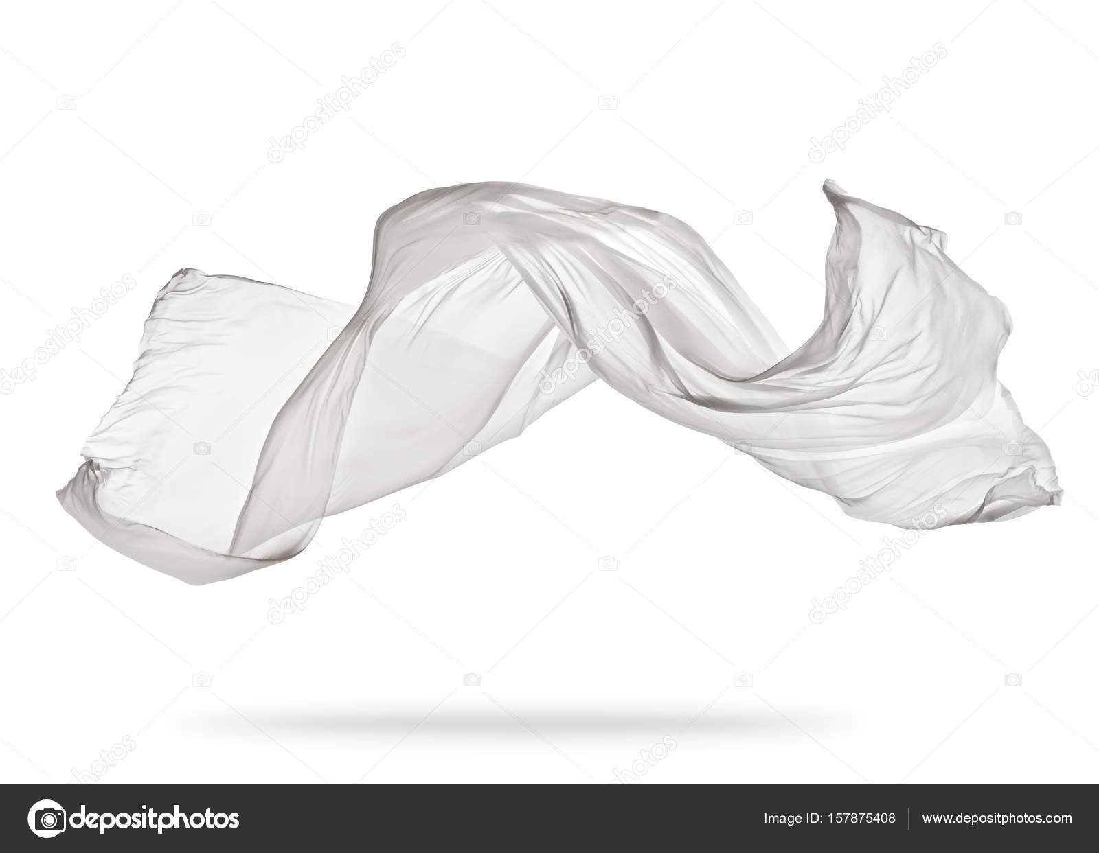 Smooth elegant white cloth on white background — Stock Photo © jag_cz ...