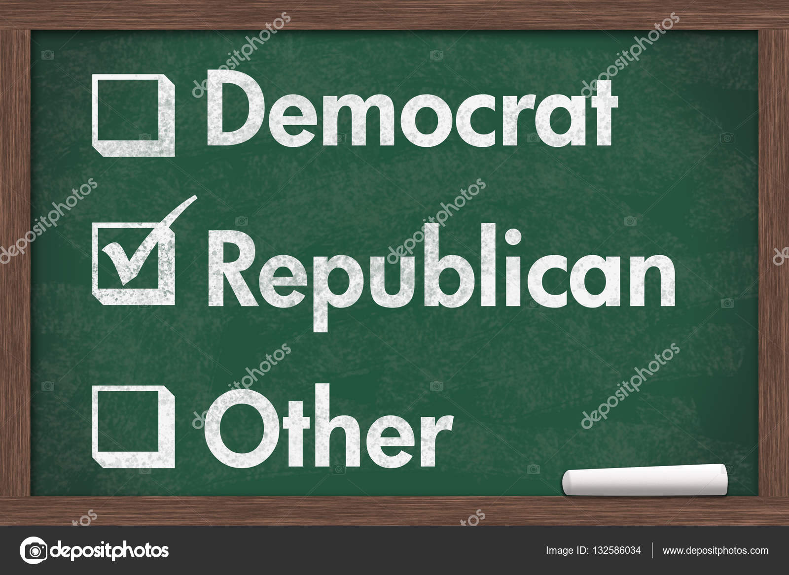 Choosing your political party — Stock Photo © karenr #132586034