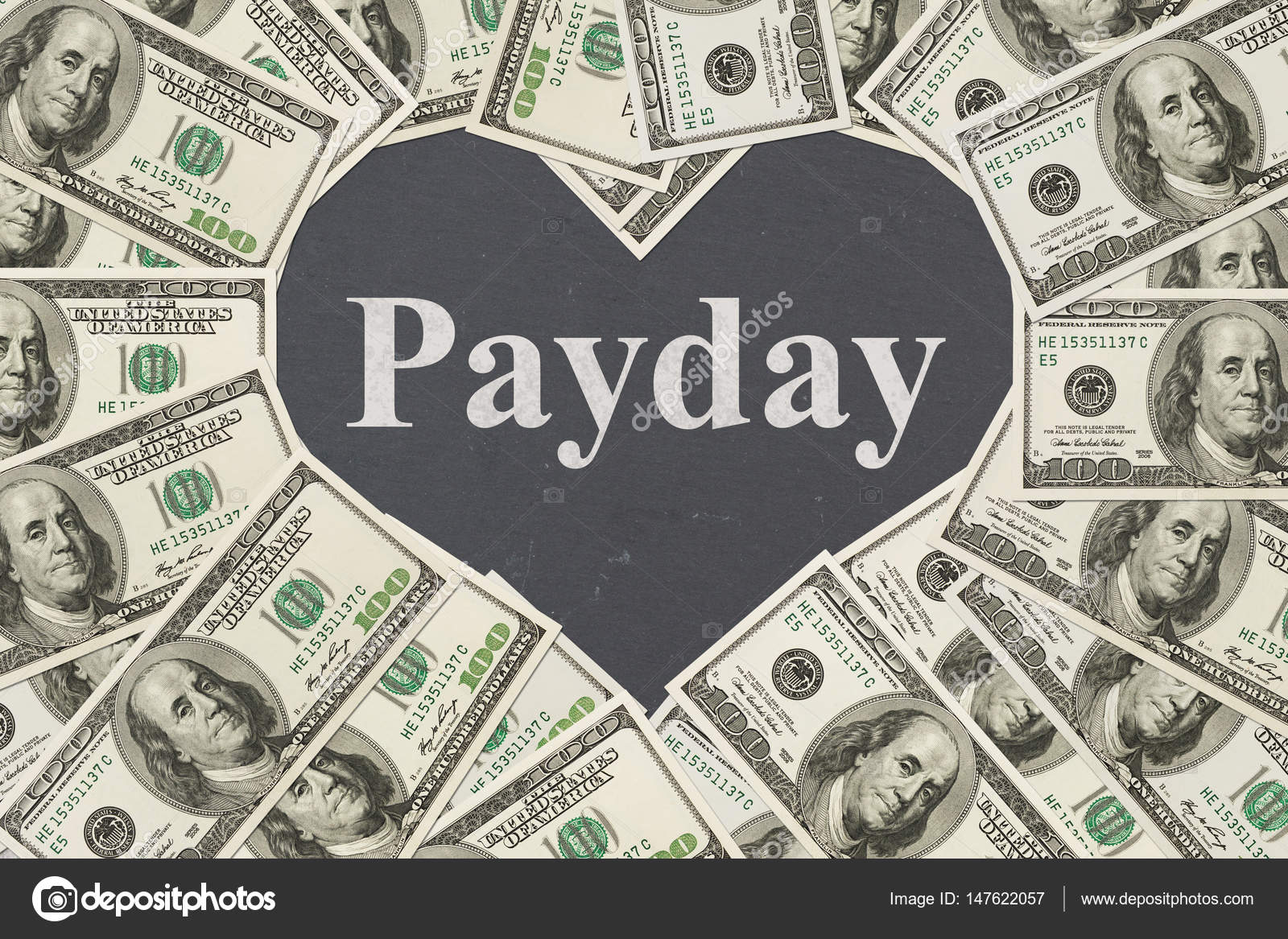 The love payday message — Stock Photo © karenr #147622057