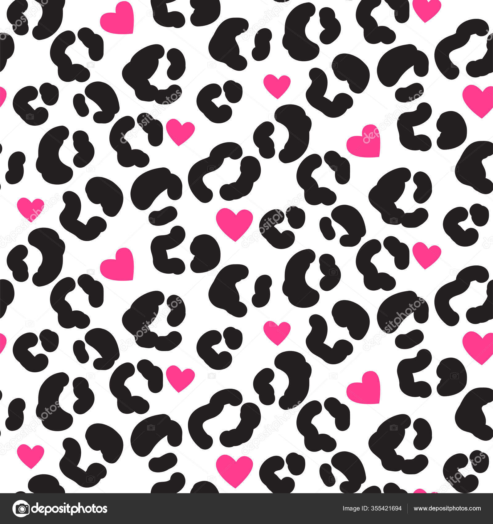 Regnbue Gepard Print Hjerter GEPARD GARN Designs Og Kvalitets Garner