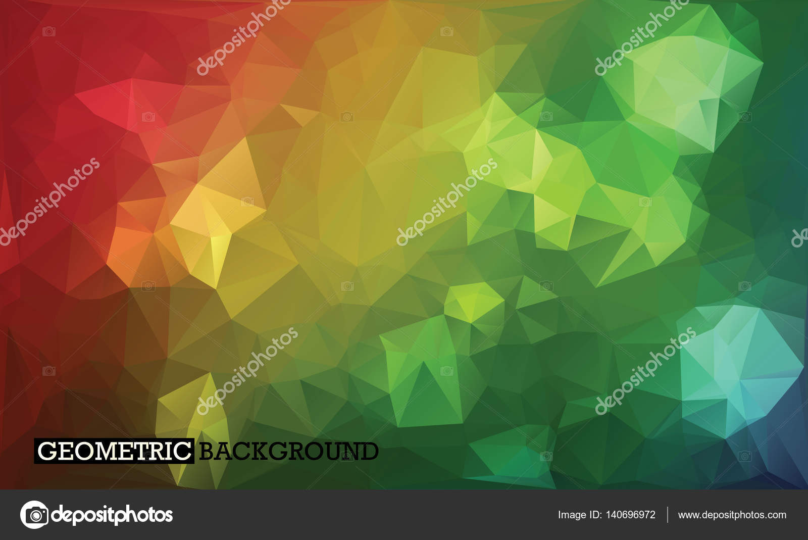Polygonal rainbow background. Rainbow colors Stock Vector by ©katerrren ...