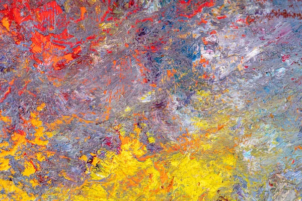 Abstract background of multi-colored stains of oil paint. - Stock Image ...