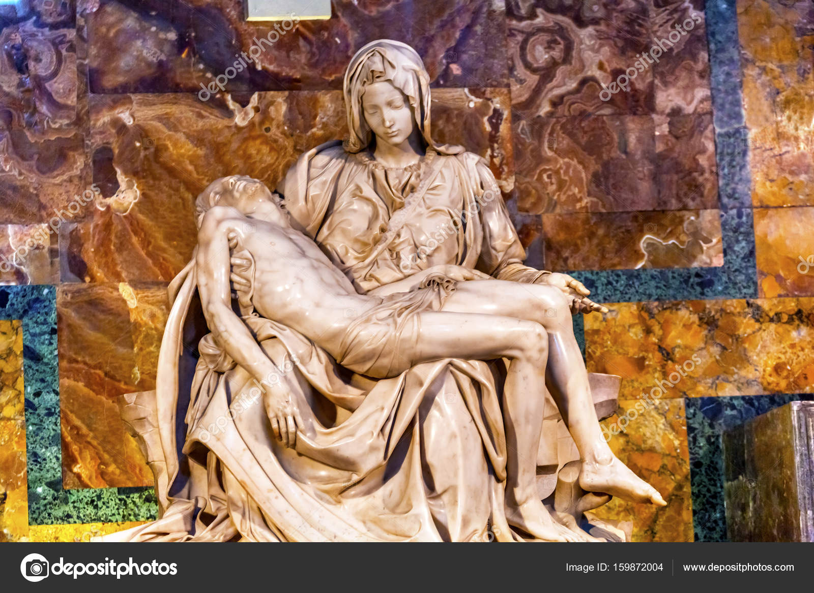 Michaelangelo Pieta Sculpture Cross Saint Peter's Basilica Vatic ...