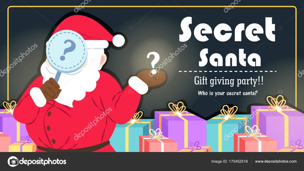 Dibujos animados secreto santa Vector de stock por ©estherqueen999 ...