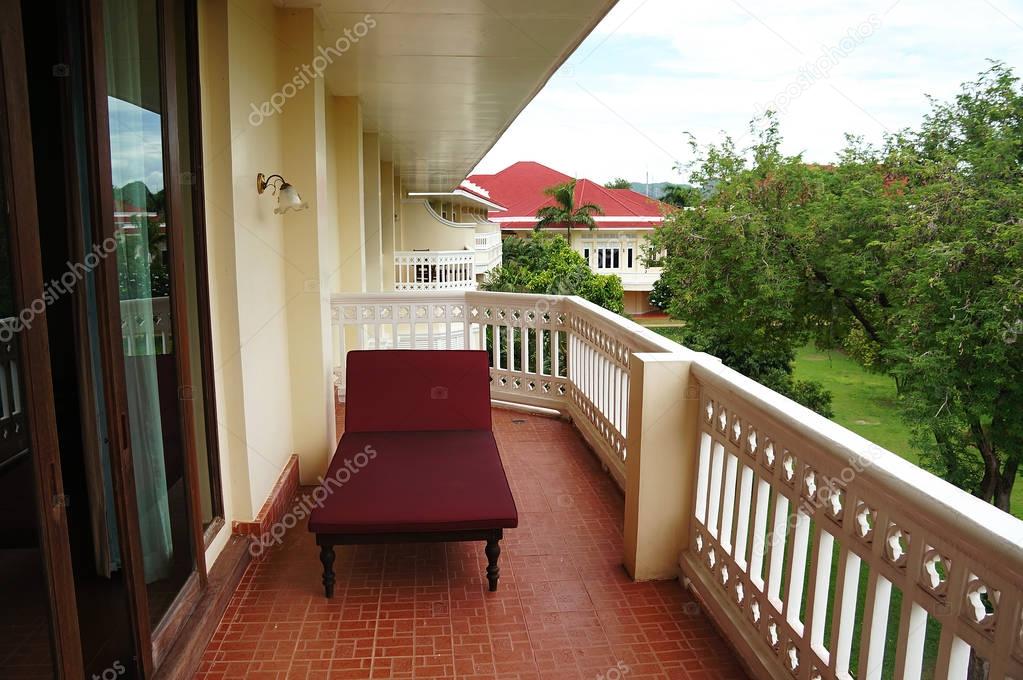 Balcony outdoor vegetation view — Stock Photo © chutimakuanamon #148931589