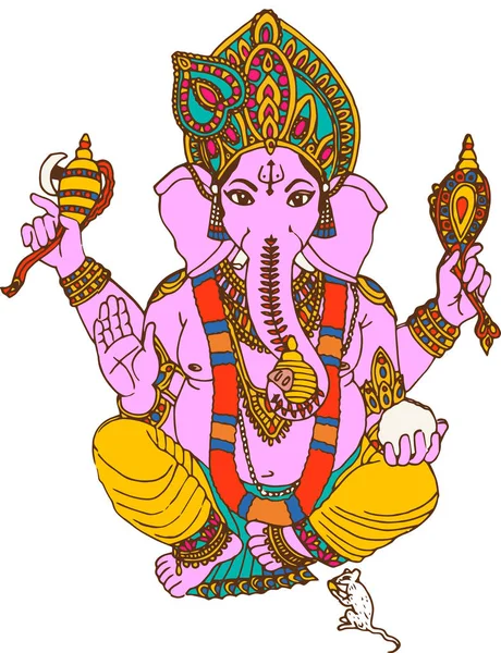 Lord Ganesha — Stock Vector © stockshoppe #12006636