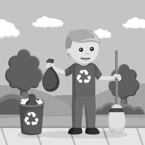 Clean Environment Clipart Black And White