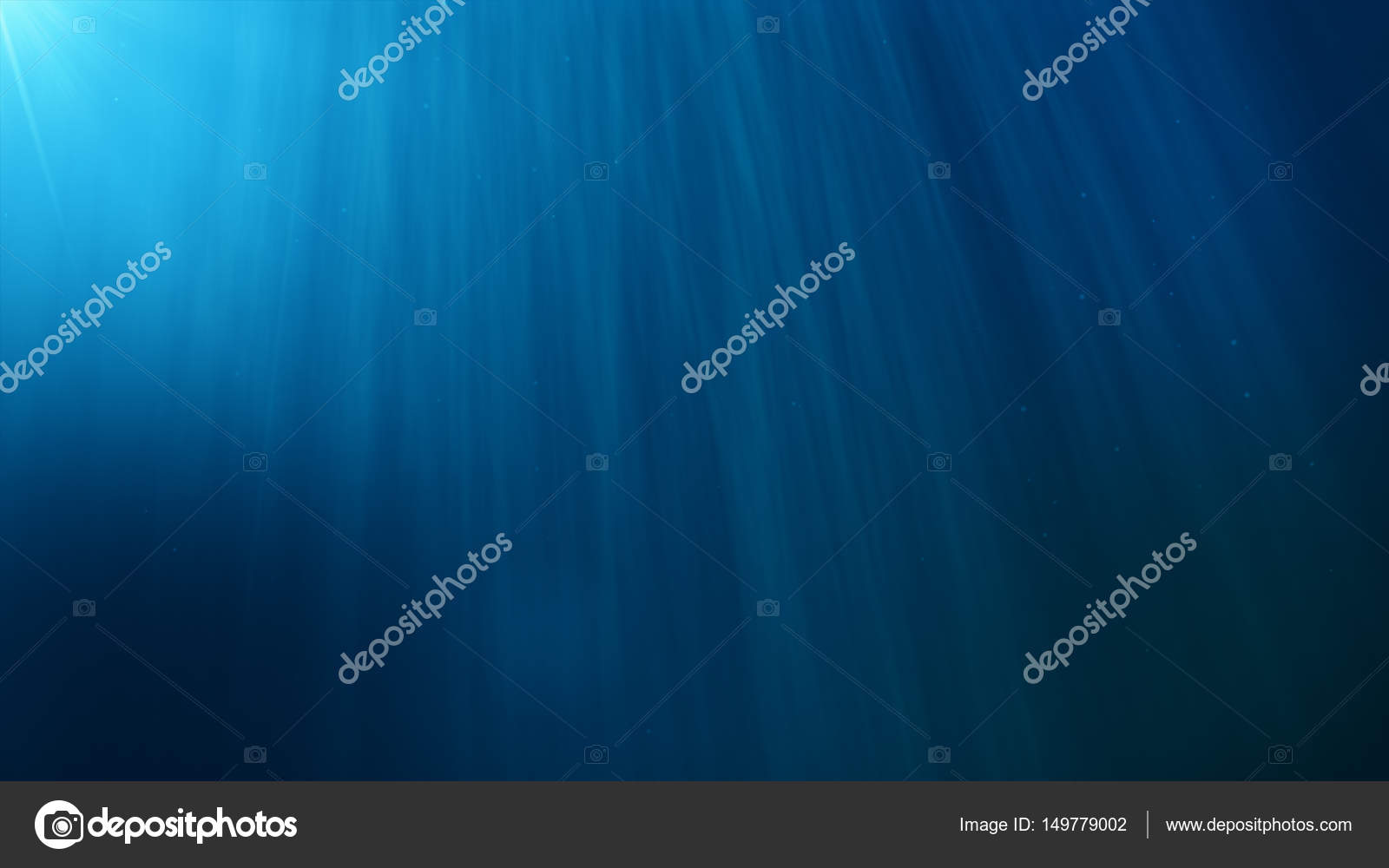 Underwater background. Blue Underwater with ripple and wave lights ...