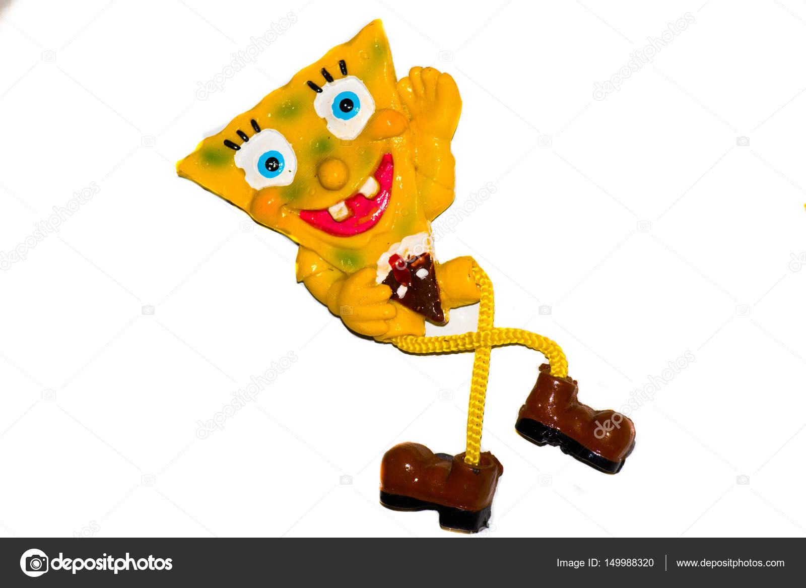 SpongeBob beautiful hanging on the fridge magnet – Stock Editorial ...