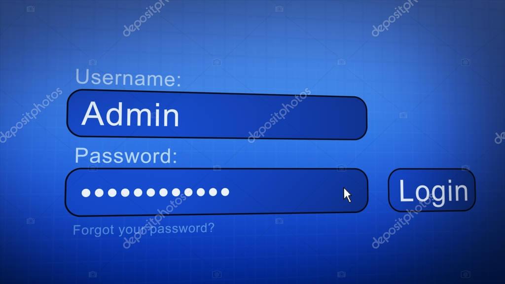 Login Box - Nombre de usuario y contraseña en el navegador de Internet ...