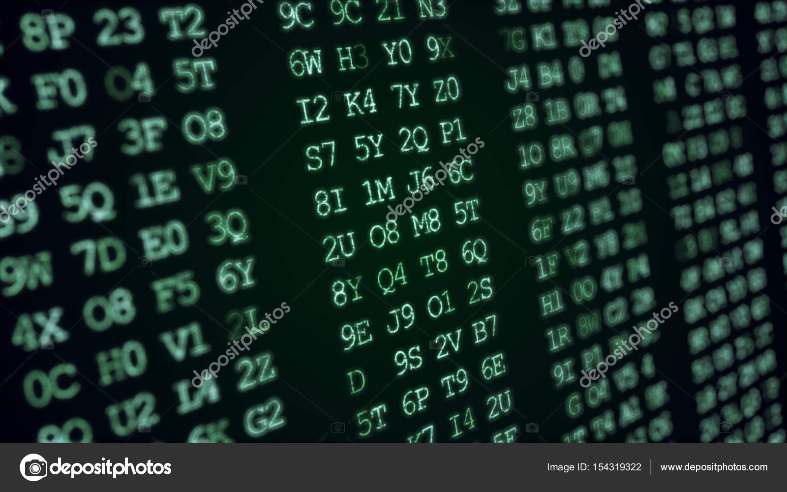 Hexadecimal Code Running Up Smart Jet Thermal Inkjet Printers