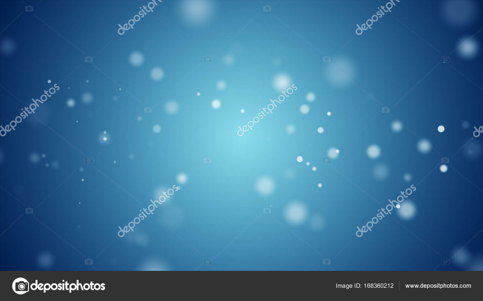 Flickering Particles, random motion of particles in blue color, 3d ...