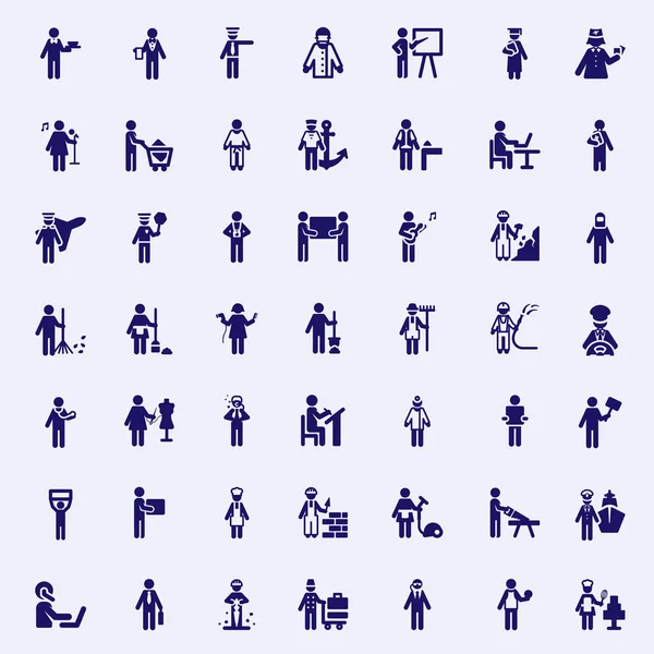 Art Artistic Work Job Occupation Stick Figure Pictogram Icon — Stock ...