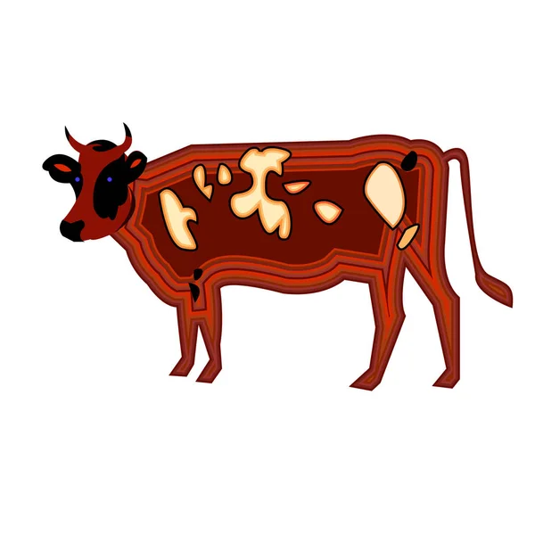 22,884,890 Red cow Vector Images | Depositphotos