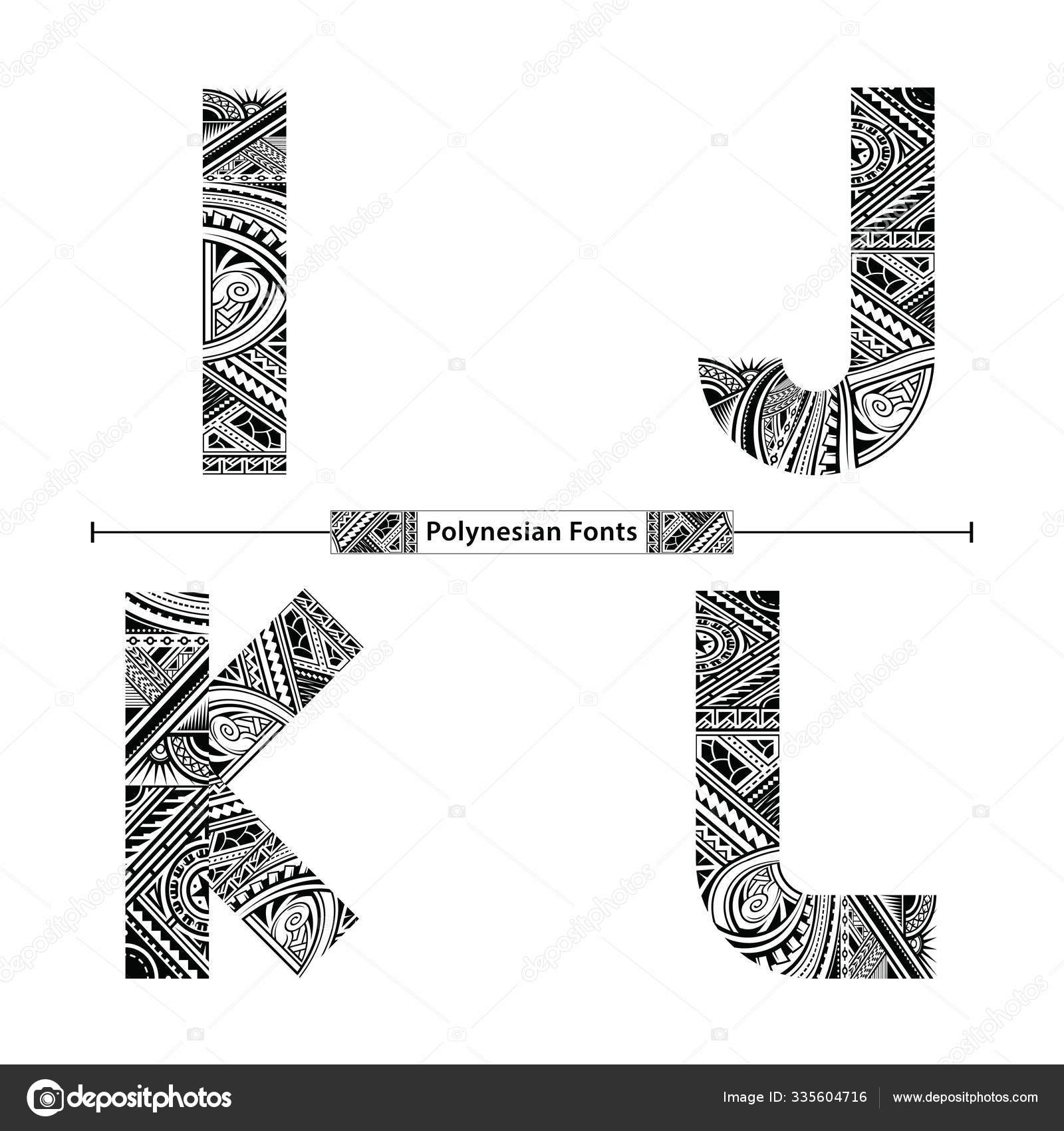Letter J Tribal