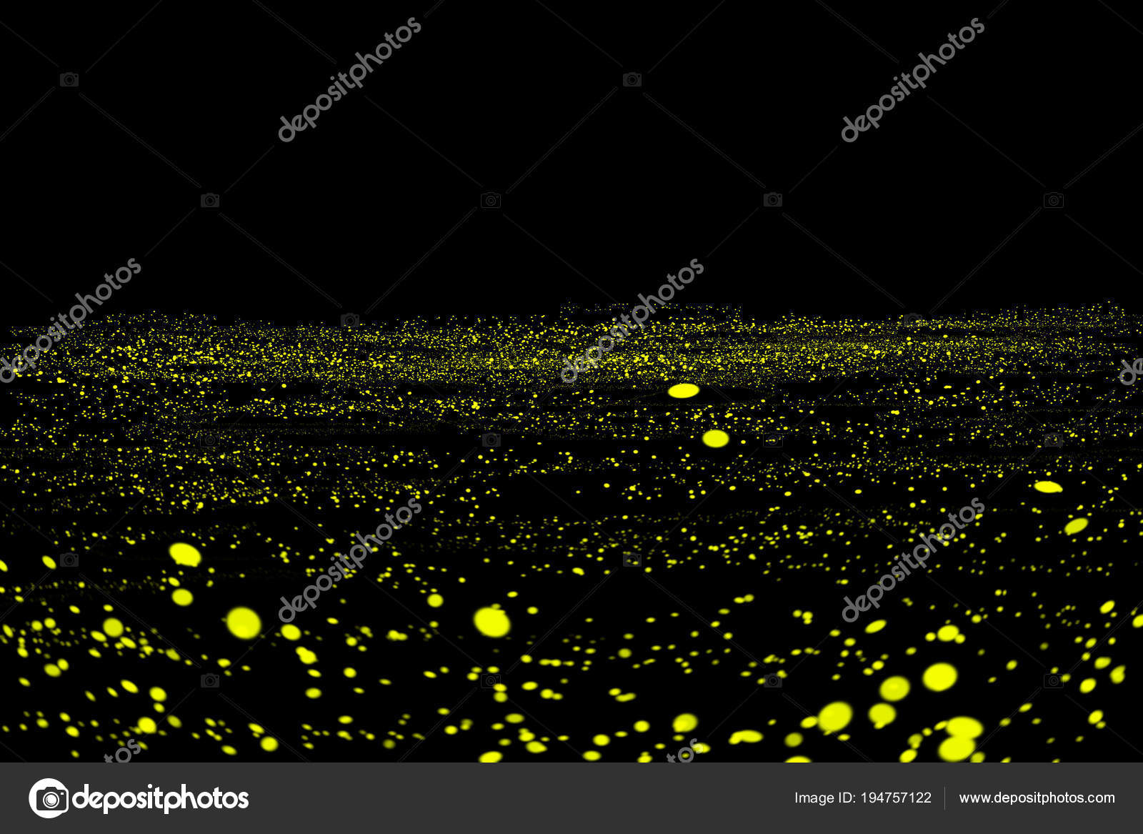Firefly, lightning bugs on black background Stock Photo by ©Fotolit2 ...
