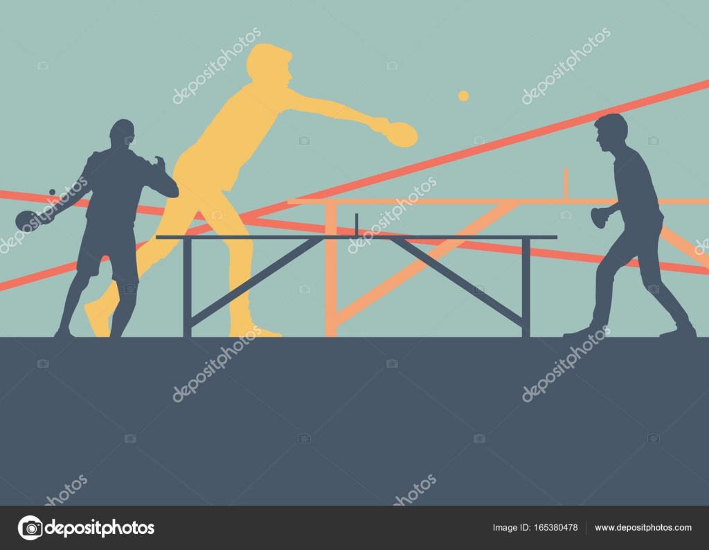 Table tennis player vector abstract Stock Vector Image by ©k3studija ...