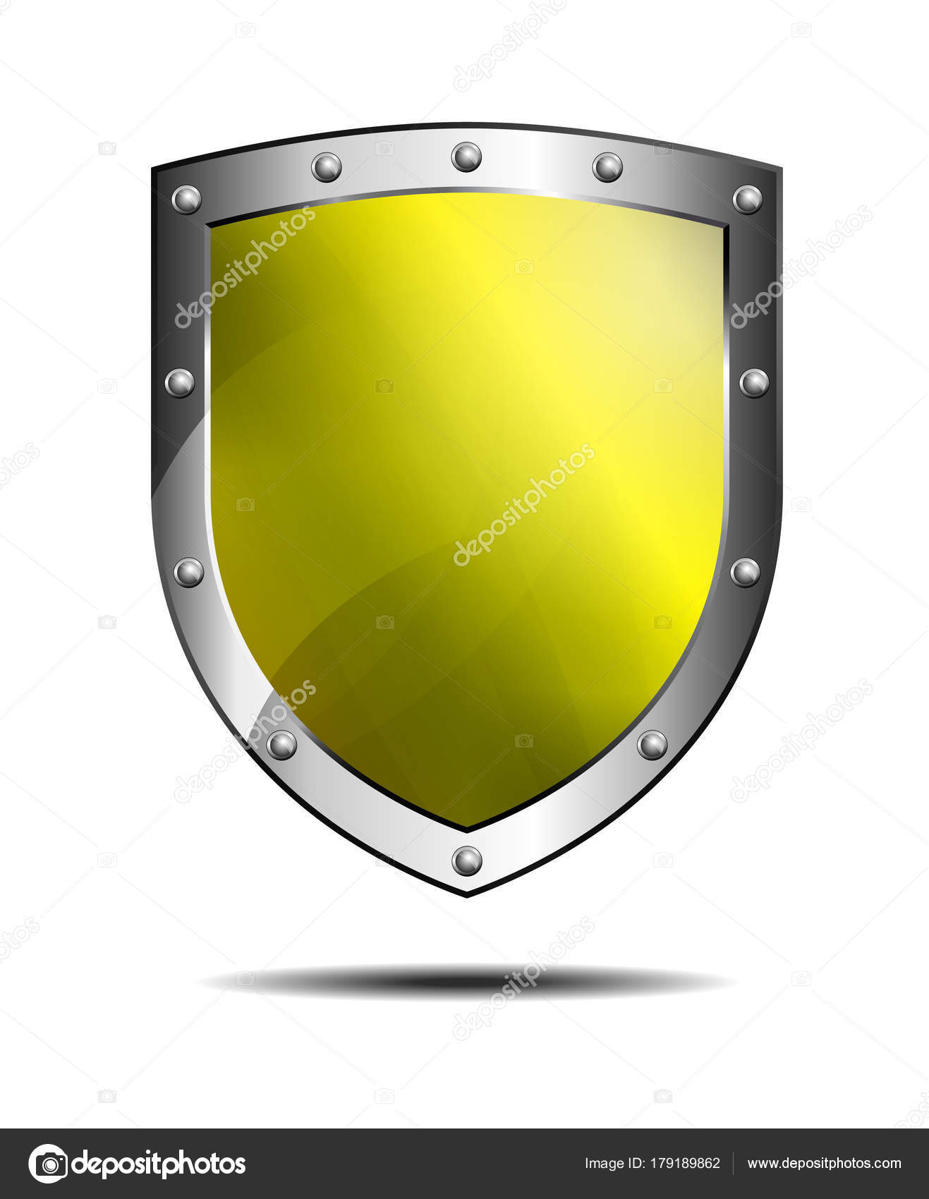 Yellow Shield Stock Vector by ©Fenton 179189862