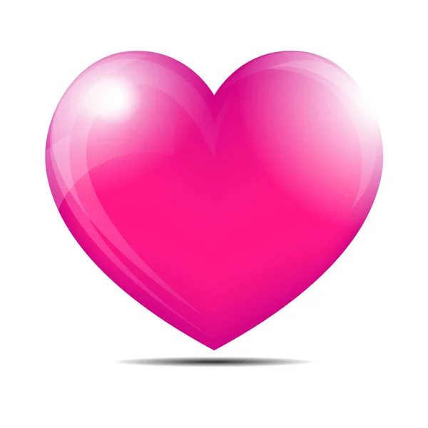 Pink heart — Stock Vector © Ann_Precious #13473759
