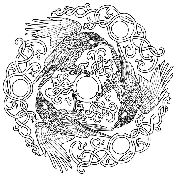 Raven mandala Vector Images, Royalty-free Raven mandala Vectors ...