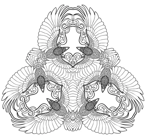 Raven mandala Vector Images, Royalty-free Raven mandala Vectors ...