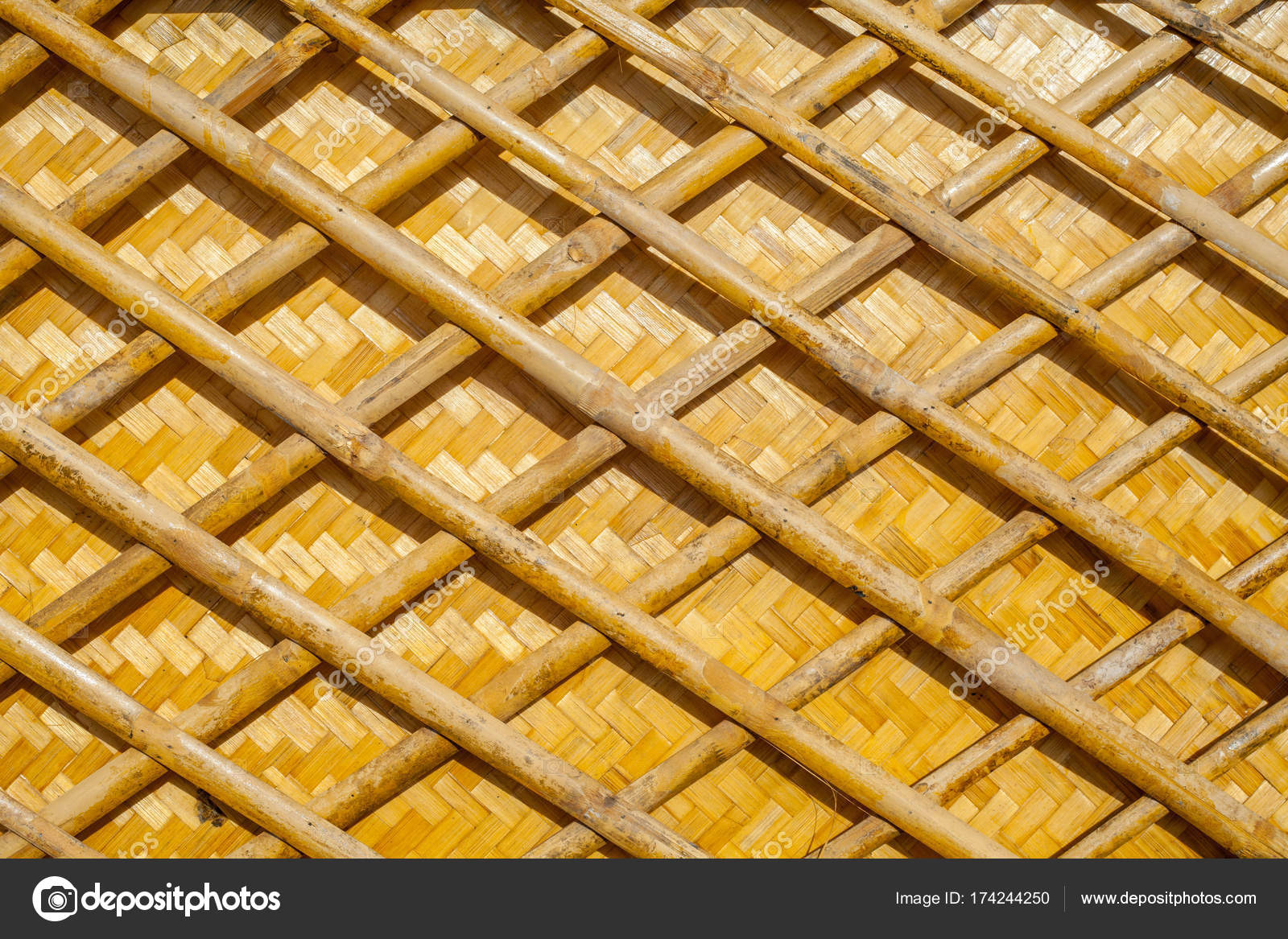 Bamboo lattice texture background Stock Photo by ©iammotos 174244250