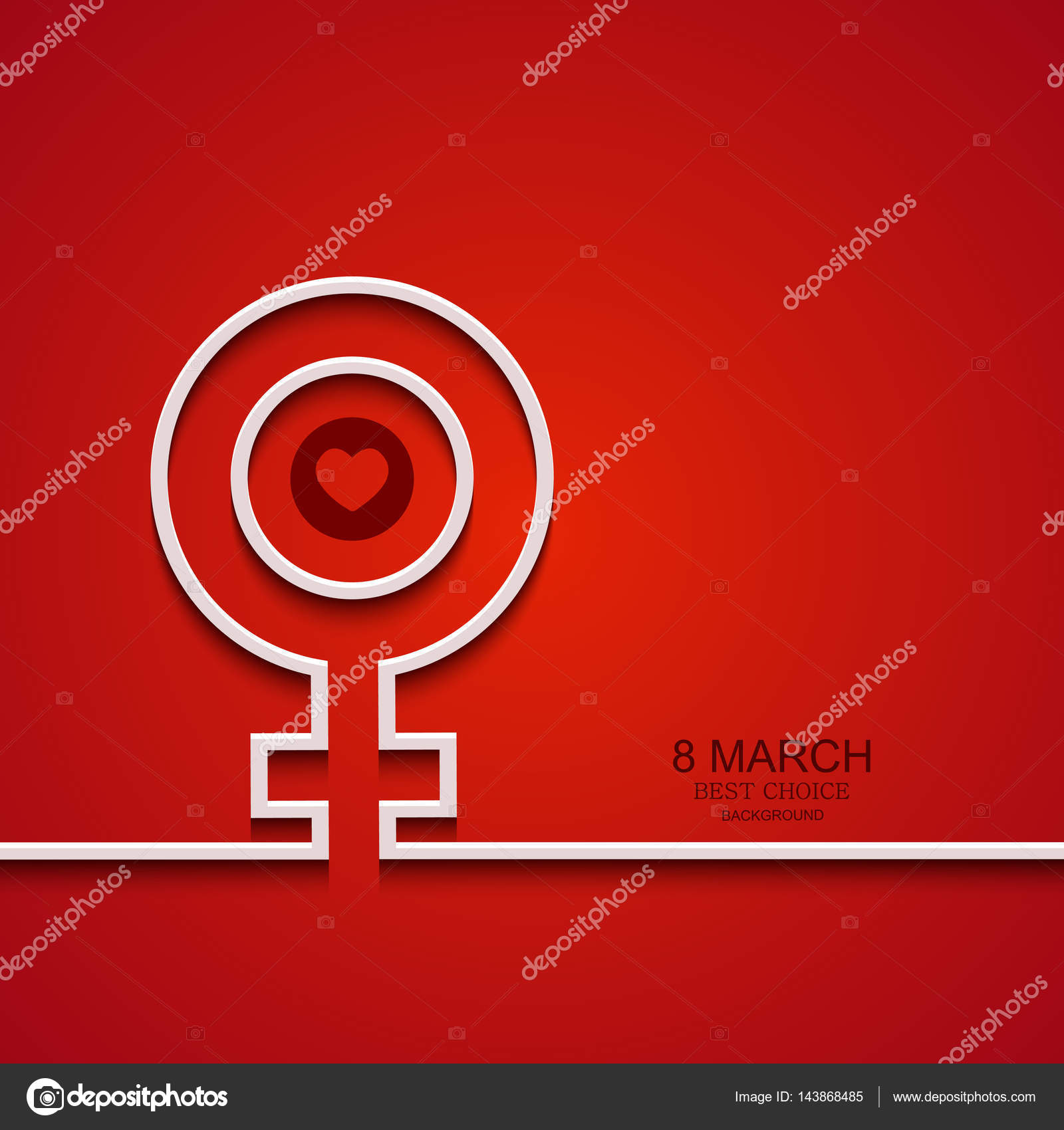 Vector modern 8 march background. Womens day banner. Stock Vector by ...