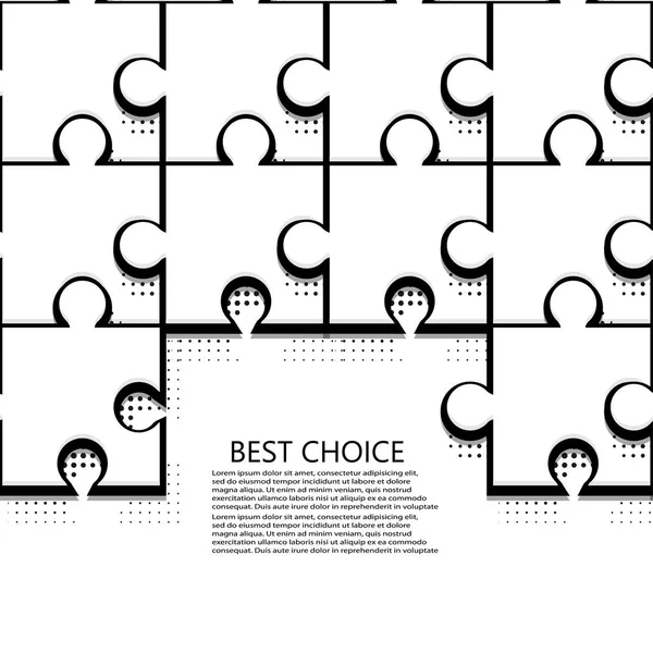 Vector modern puzzle icon. Eps 10 illustration — Stock Vector © trambo ...