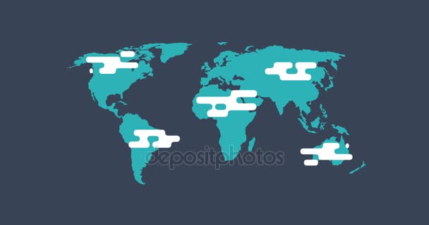 High Detail Grey World Map Stock Vector by ©pingebat 78719738