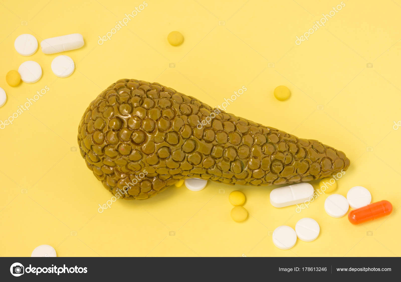 Medications Pancreas Concept Photo Pharmaceutical Treatment Diseases ...
