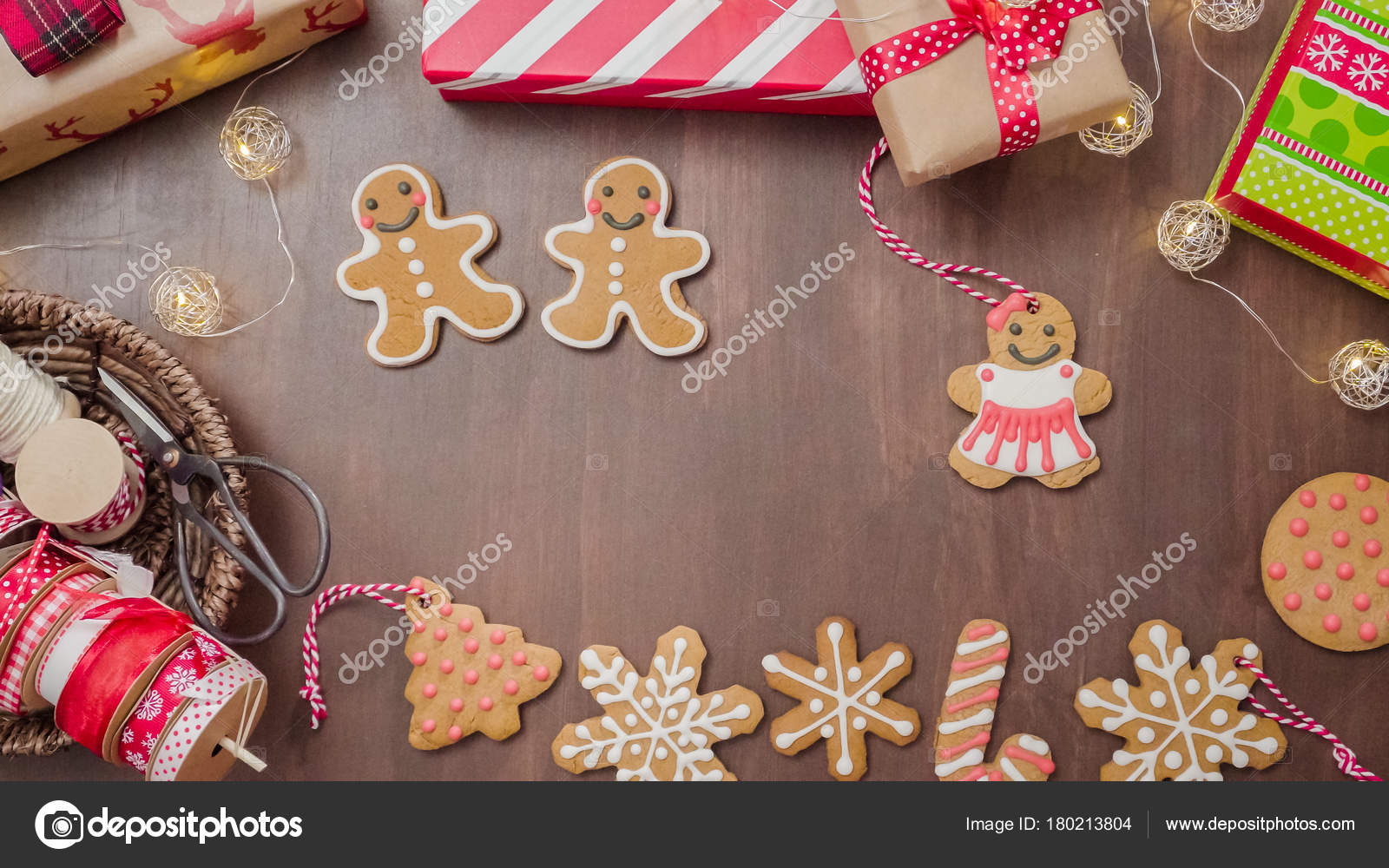 Traditional Gingerbread cookies — Stock Photo © urban_light #180213804