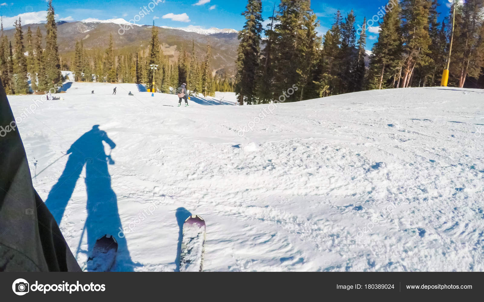 Alpine skiing view — Stock Editorial Photo © urban_light #180389024