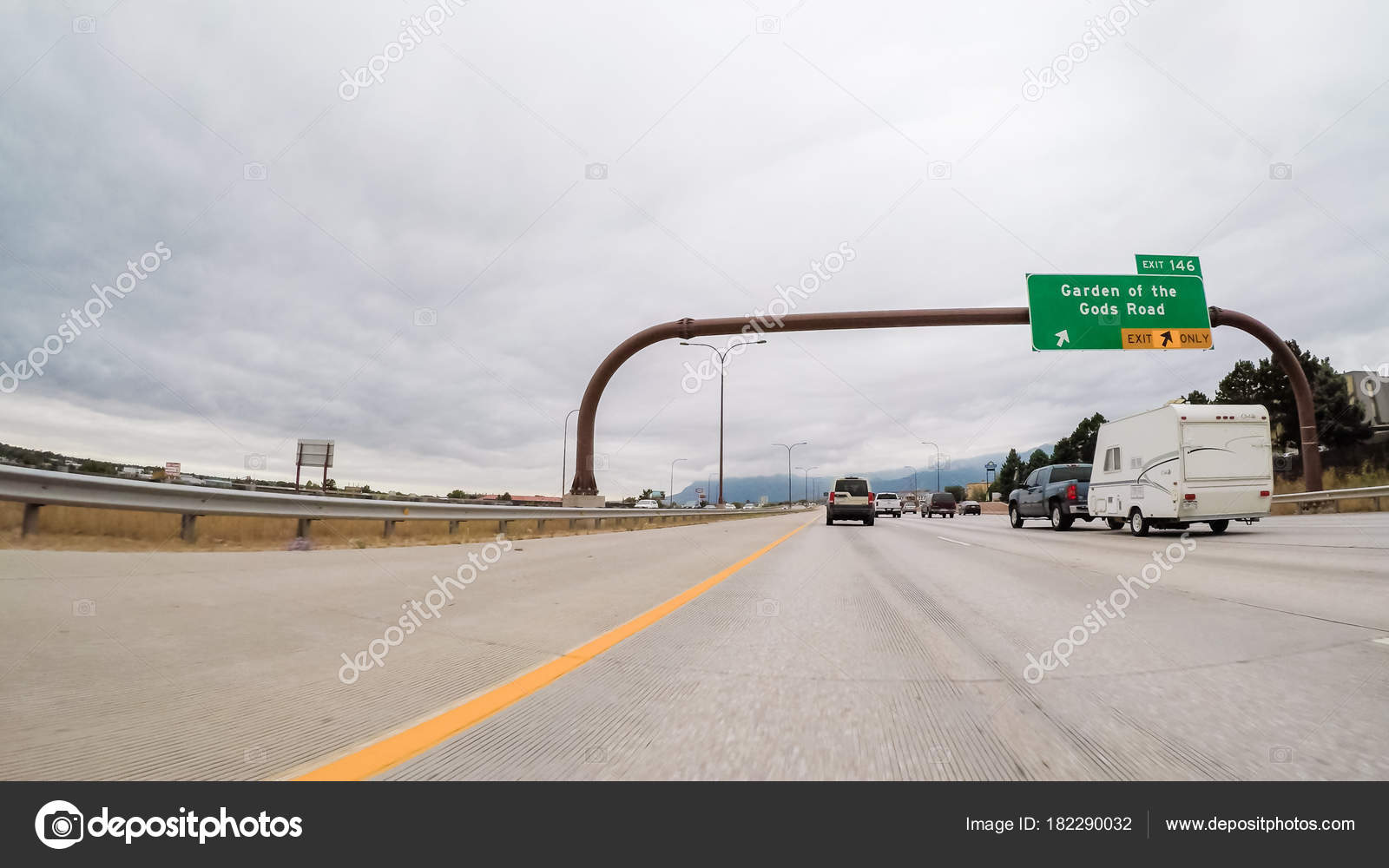 Interstate Driving View