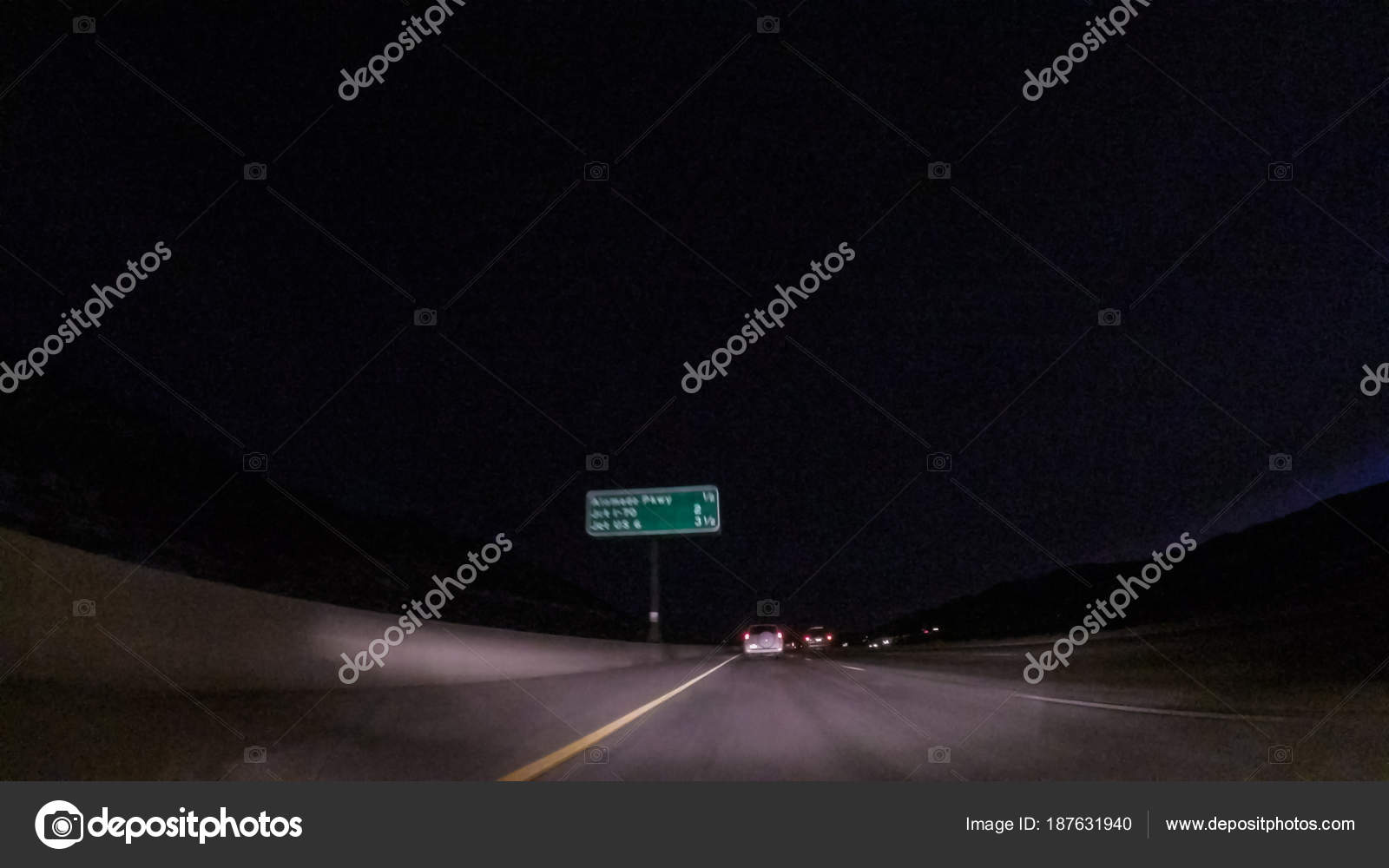 Highway driving view — Stock Photo © urban_light #187631940