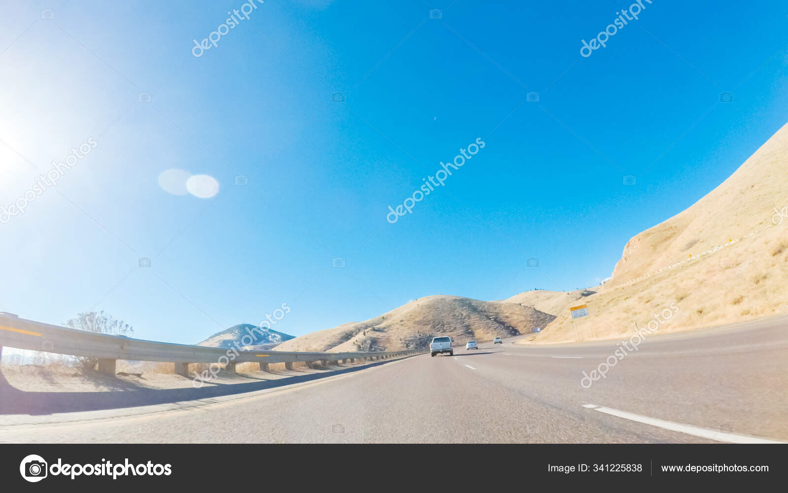 Driving on interstate highway — Stock Editorial Photo © urban_light ...