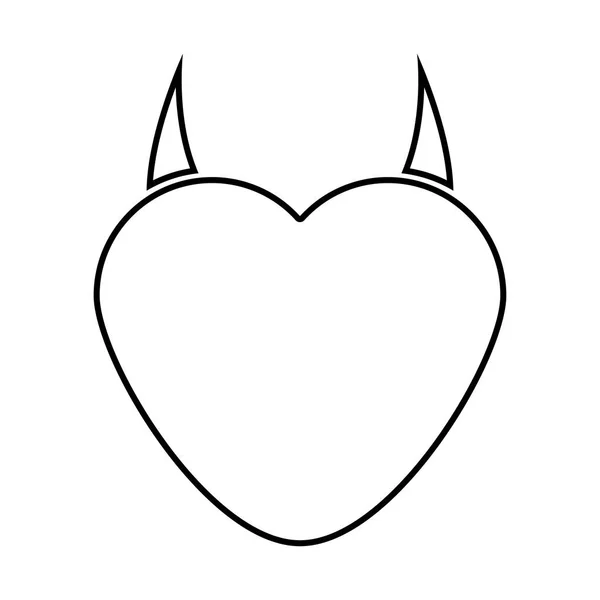 Corazon cuernos Imágenes Vectoriales, Gráfico Vectorial de Corazon ...