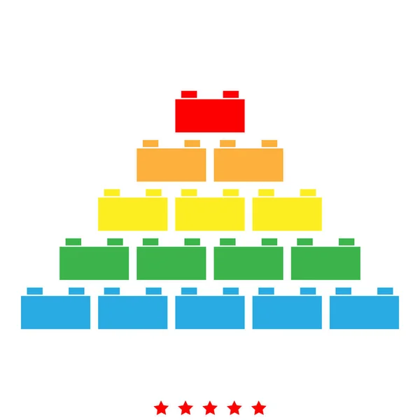 Building block icon — Stock Vector © leshkasmok #85774426