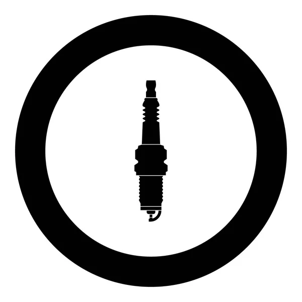 Neon Spark Plug Red Color Vector Illustration Flat Style Light Stock ...