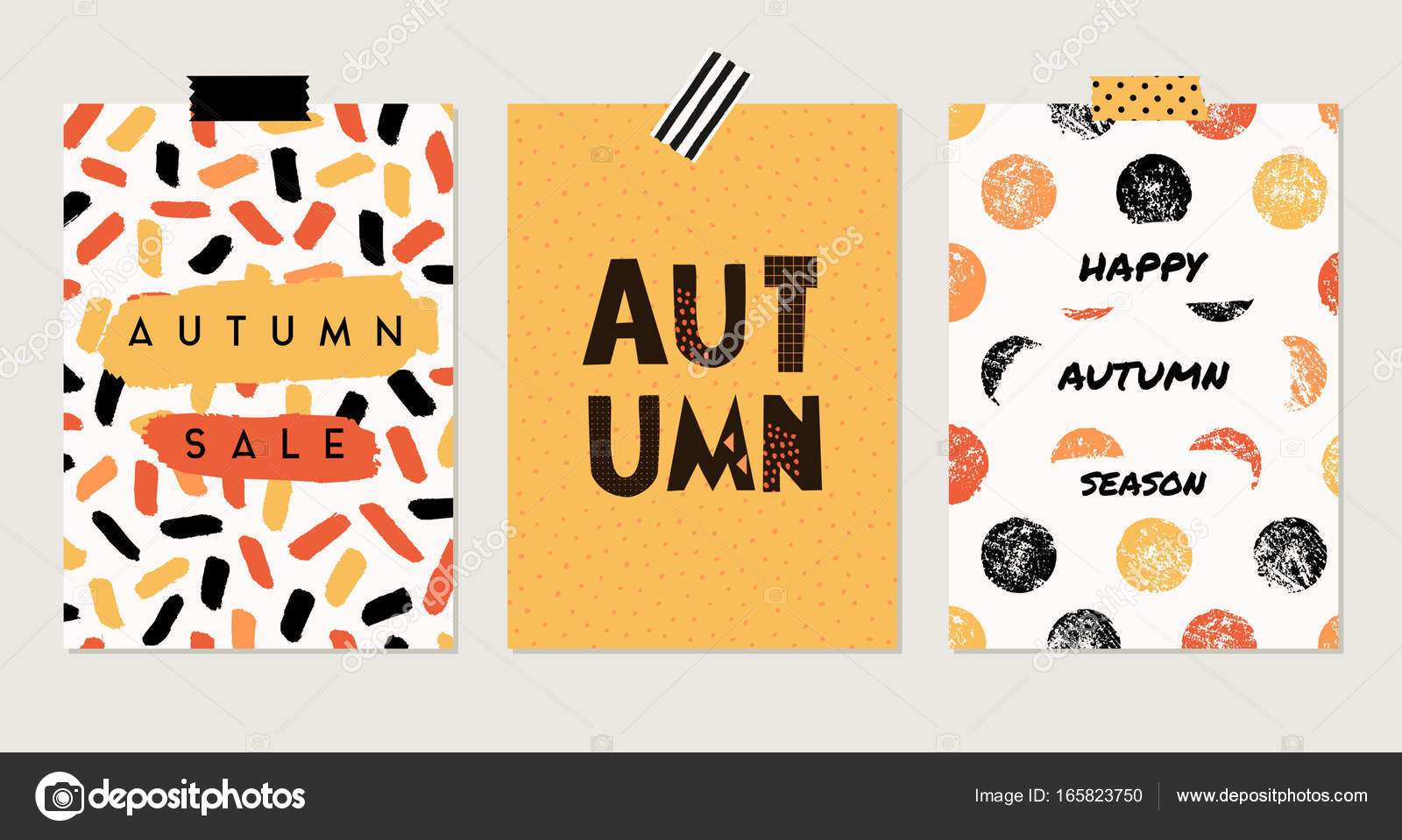 Autumn Designs Collection Stock Vector Image by ©ivaleks #165823750