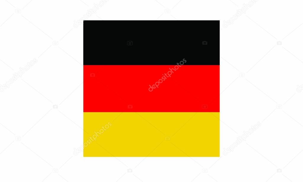 Pictograma - Diseño plano del círculo de la bandera de Alemania ...