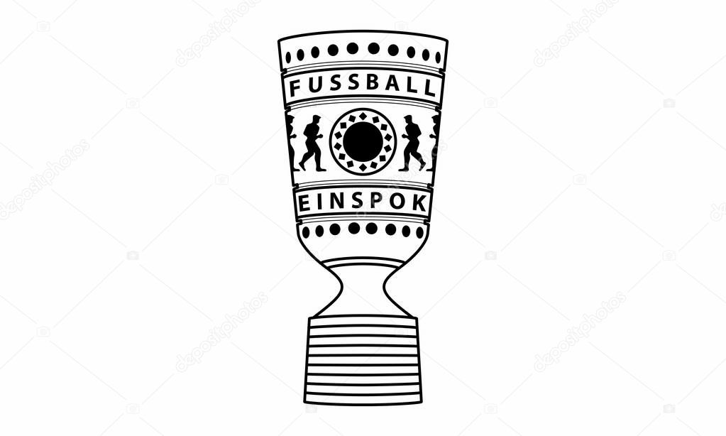Pictograma - Trofeo Copa de Alemania - Vektor - Deutscher Fussball ...