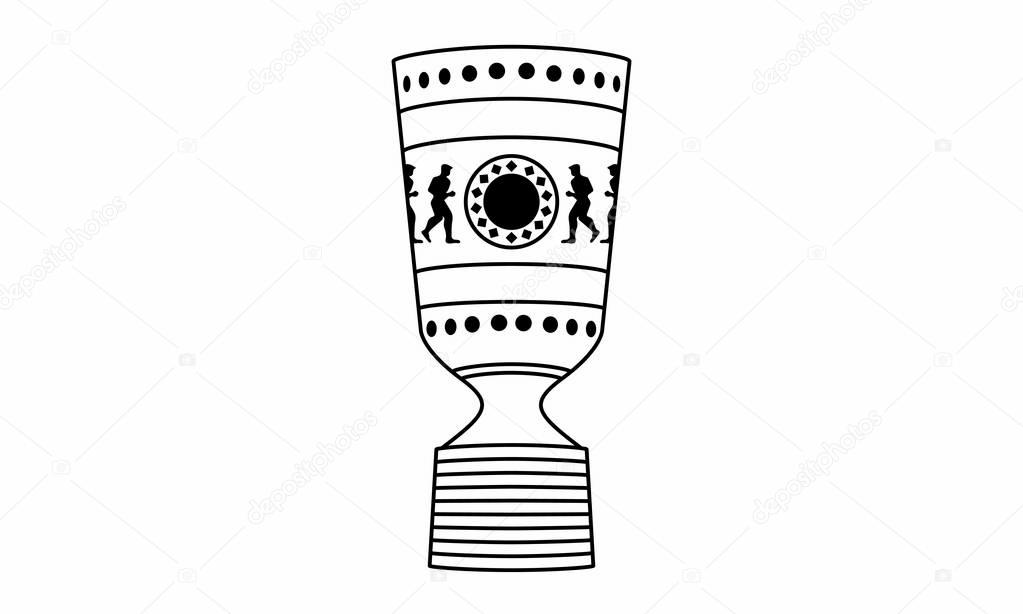 Pictograma - Trofeo Copa de Alemania - Vektor - Deutscher Fussball ...