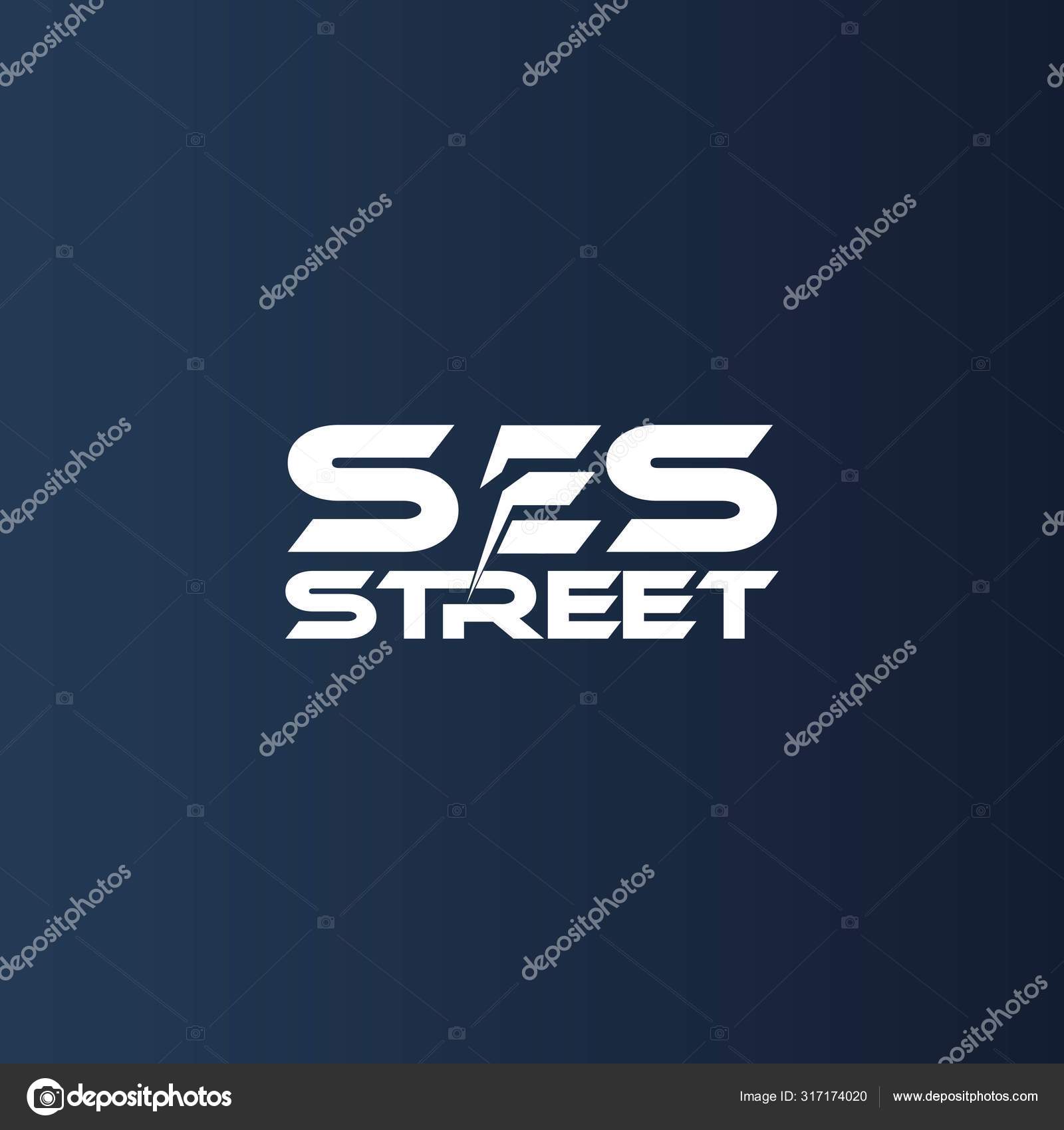Ses Letter Electric Logo Design Vector — Stock Vector © ivazyah.art ...