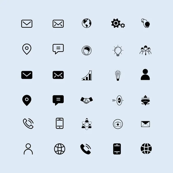 Business Contact Icon Logo Design Vector — Stock Vector © ivazyah.art ...