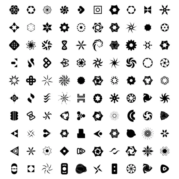 Colorful and grayscale vector design elements collection — Stock Vector ...