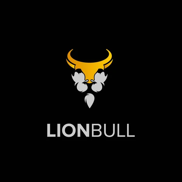 Lion Bull Logo Design Vector Stock Vector Image by ©ivazyah.art #329705072