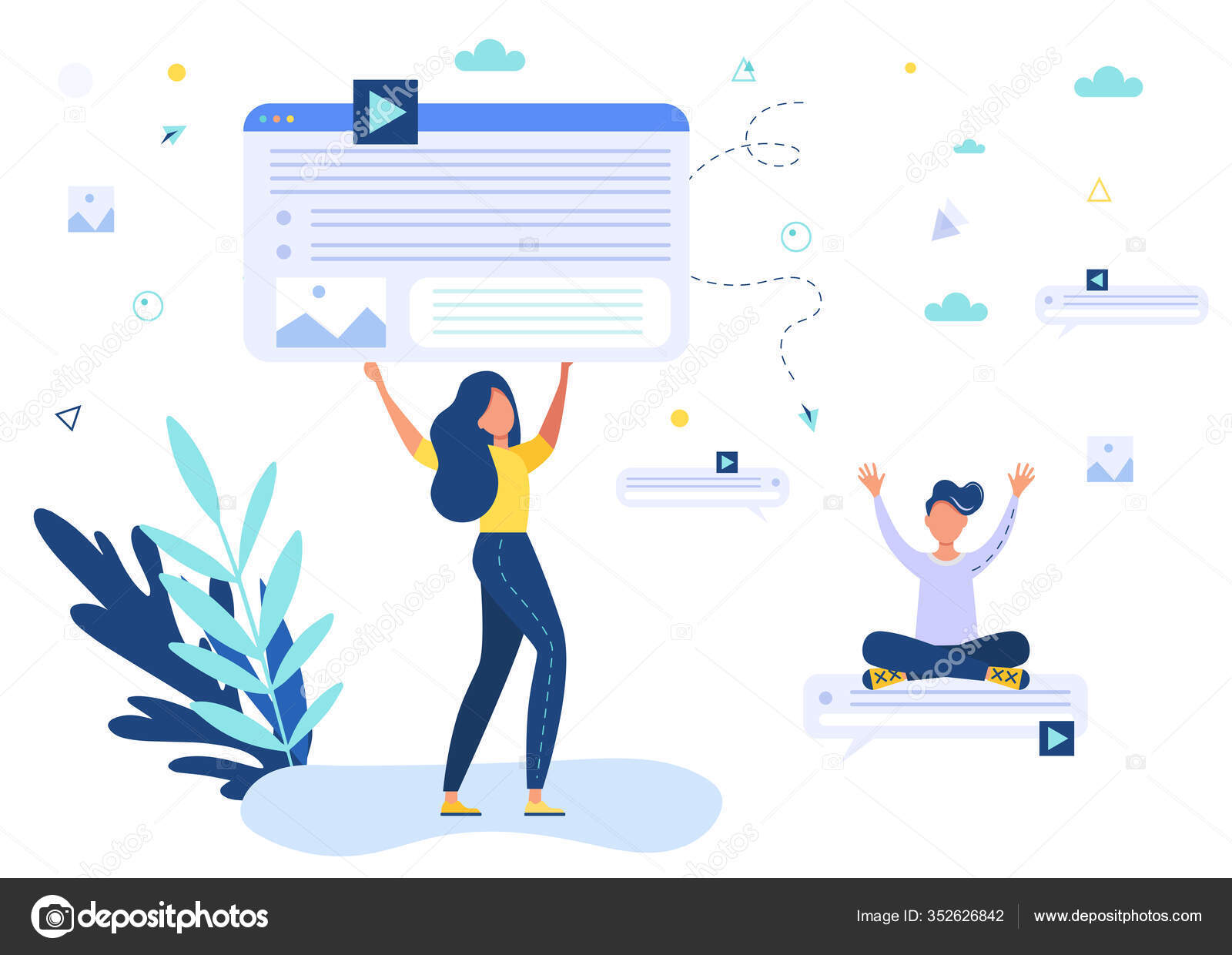 Working Website Landing Page Exploration Layout Website Header Stock ...