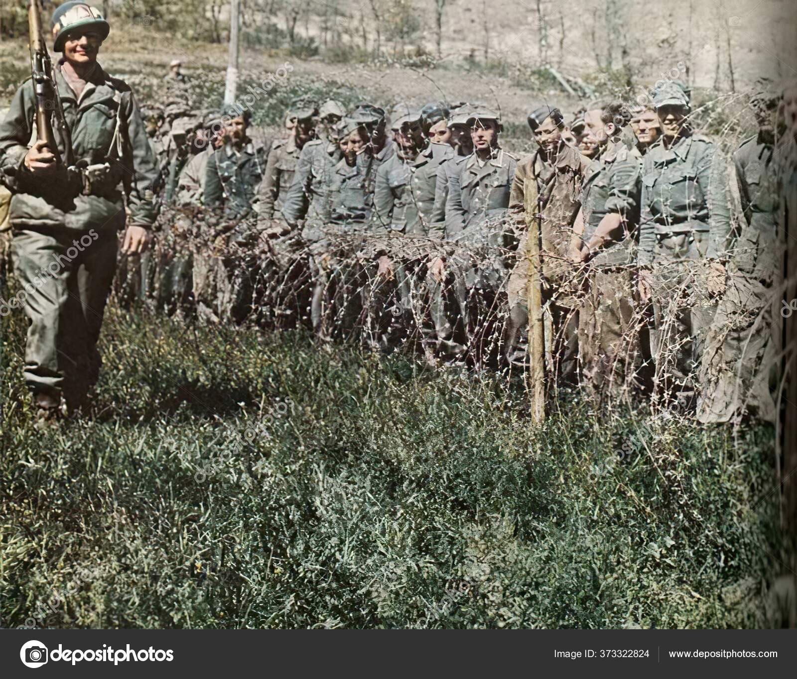 Nazi German soldiers in Second World War in historic photograph — Stock ...